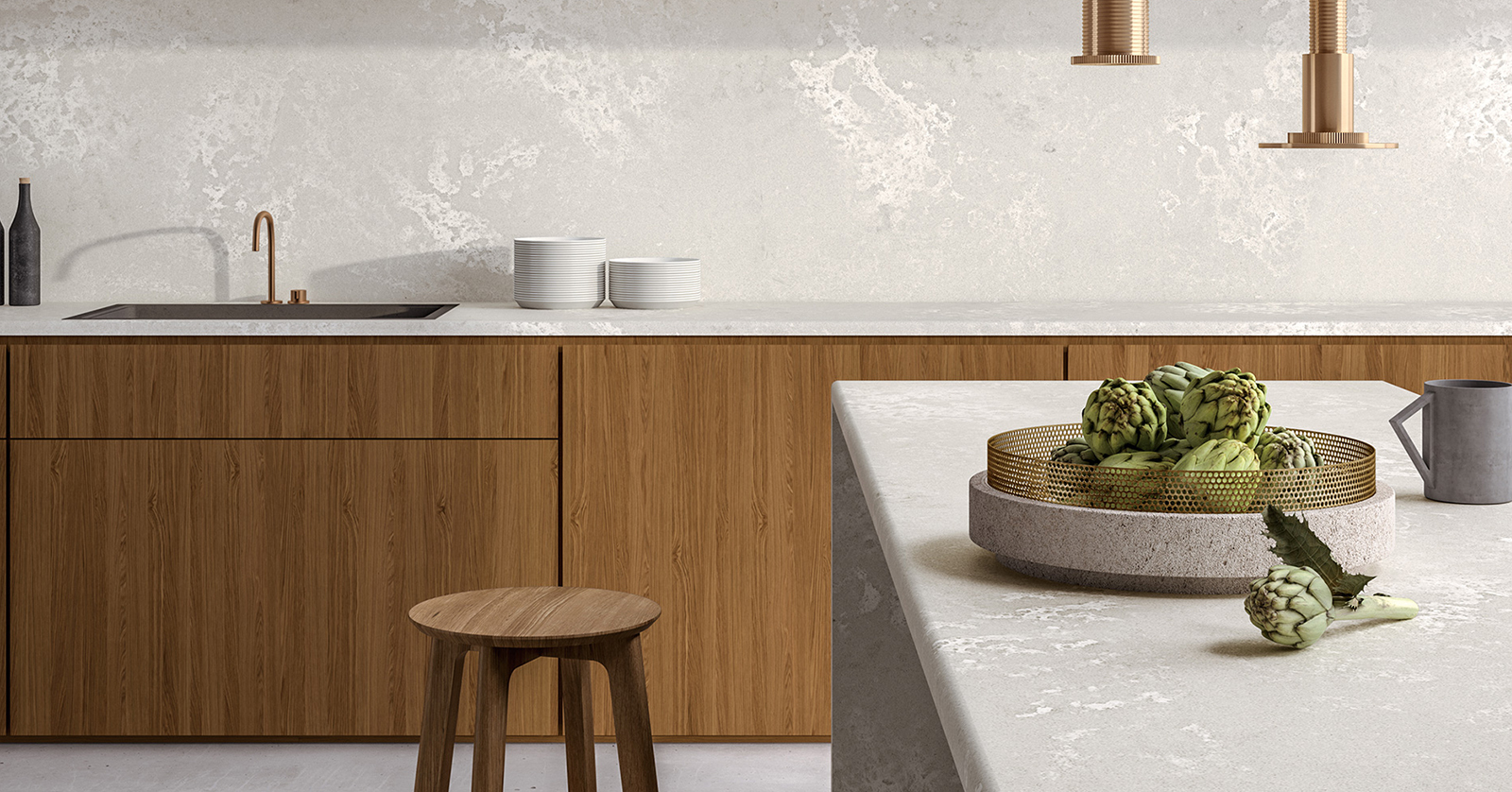 Design Trend Alert: Slab Backsplashes - Menzie Stone Company